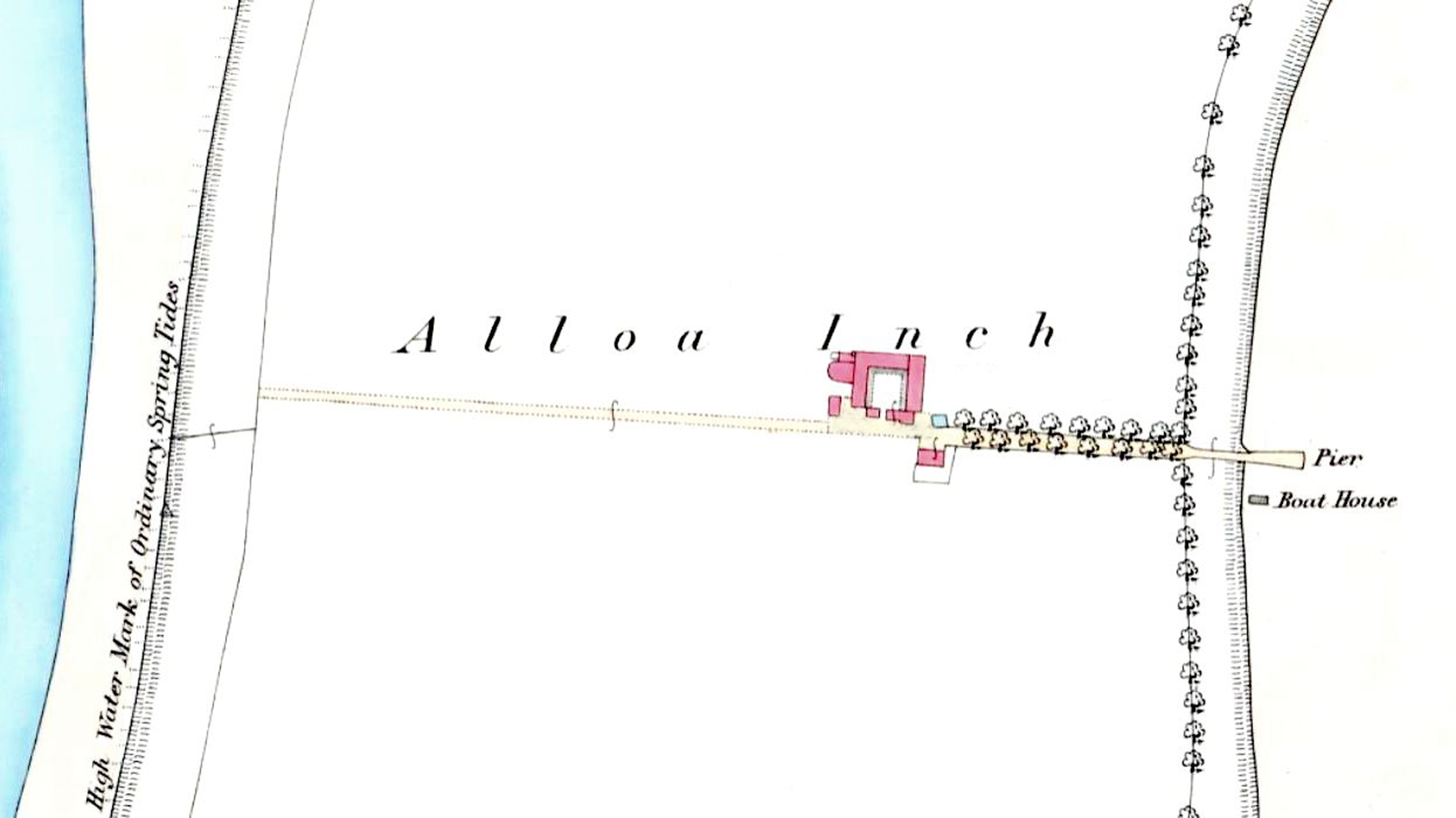 Alloa Inch map 1862b – Hole Ousia