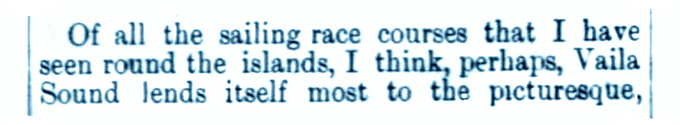 Linga island, Shetland – Sept 1900a – Hole Ousia