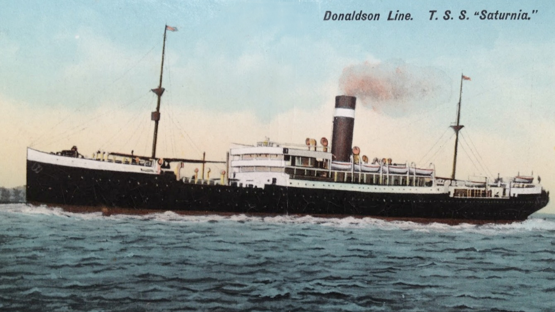 Donaldson Line, Glasgow, Canada – Saturnia – Hole Ousia