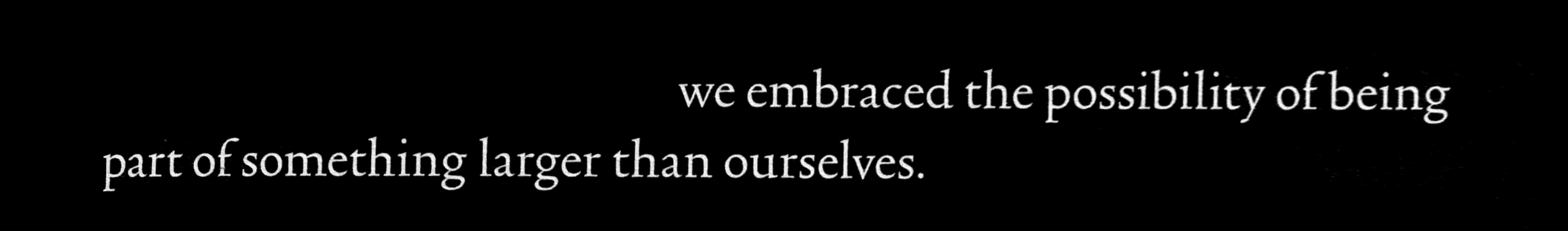 Do Not Say We Have Nothing (25) – Hole Ousia