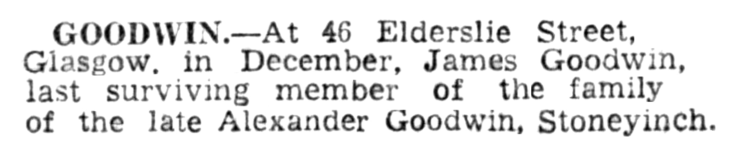 1950 James Goodwin – Hole Ousia