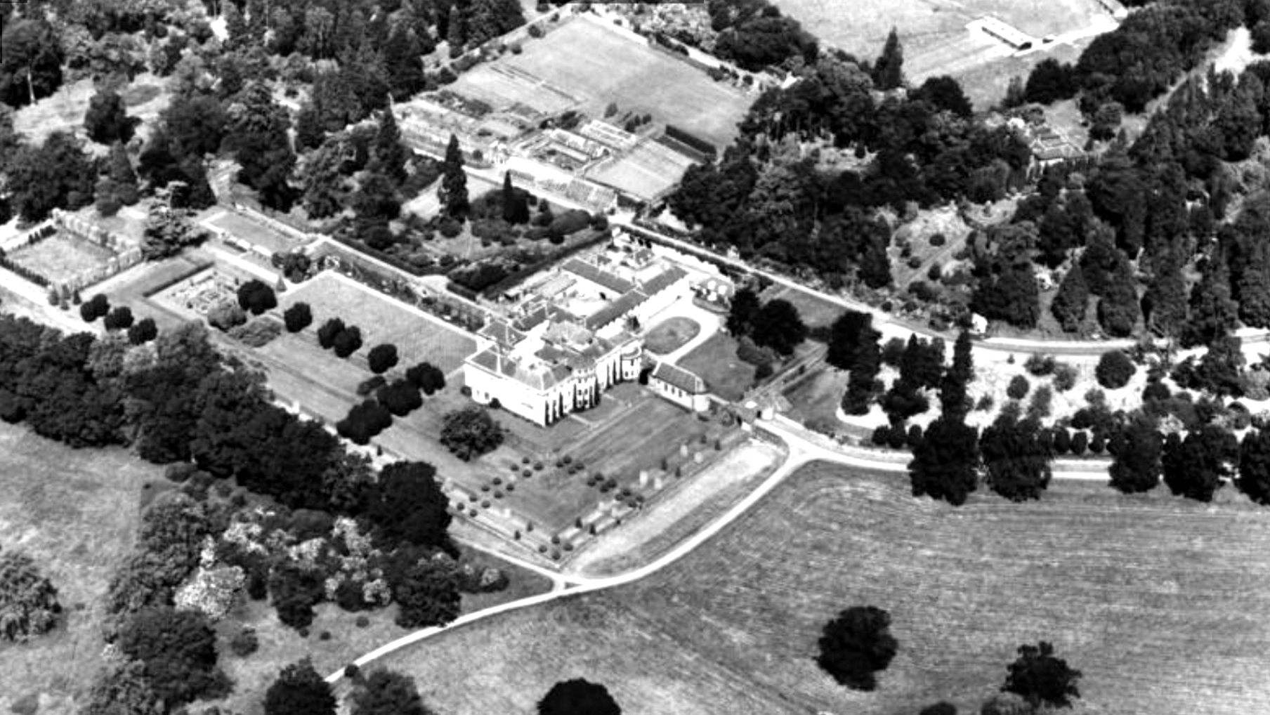 Keir House – aerial [CANMORE] – Hole Ousia