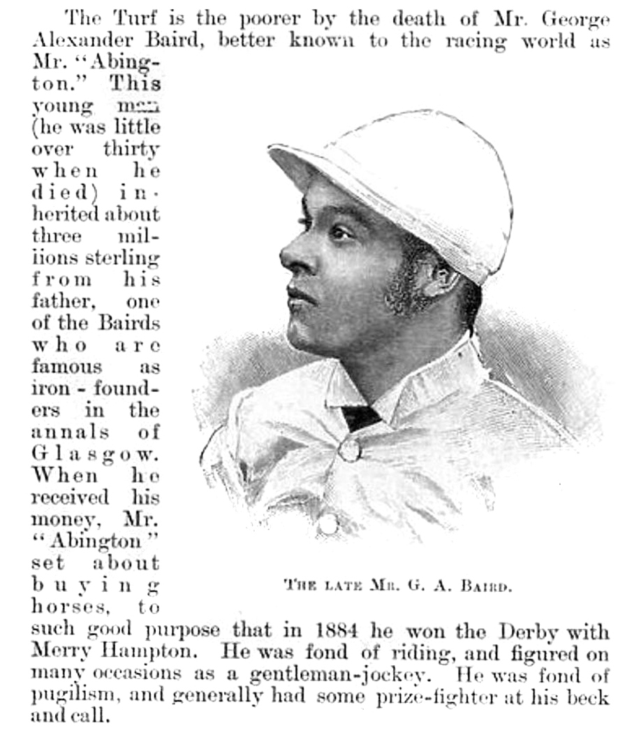 George Alexander Baird – Mr Abington 2 – Hole Ousia